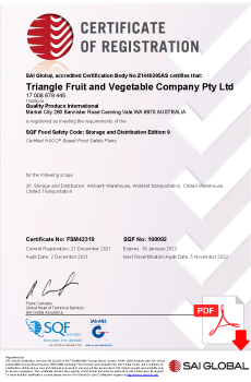 Food Safety | Certification | Quality Produce International